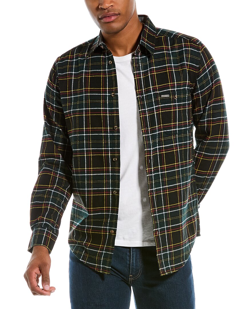 Point Zero Light Brush Flannel Shirt In Black | ModeSens