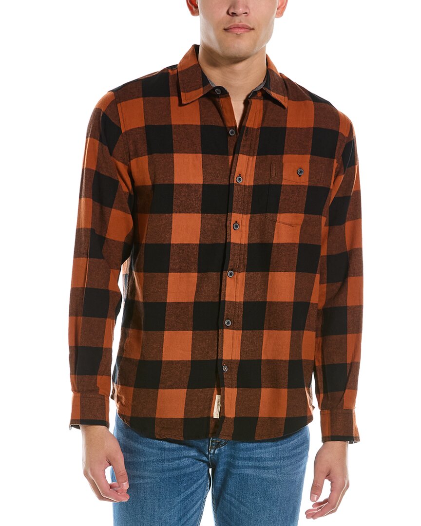 Weatherproof Vintage Antique Flannel Shirt In Orange | ModeSens