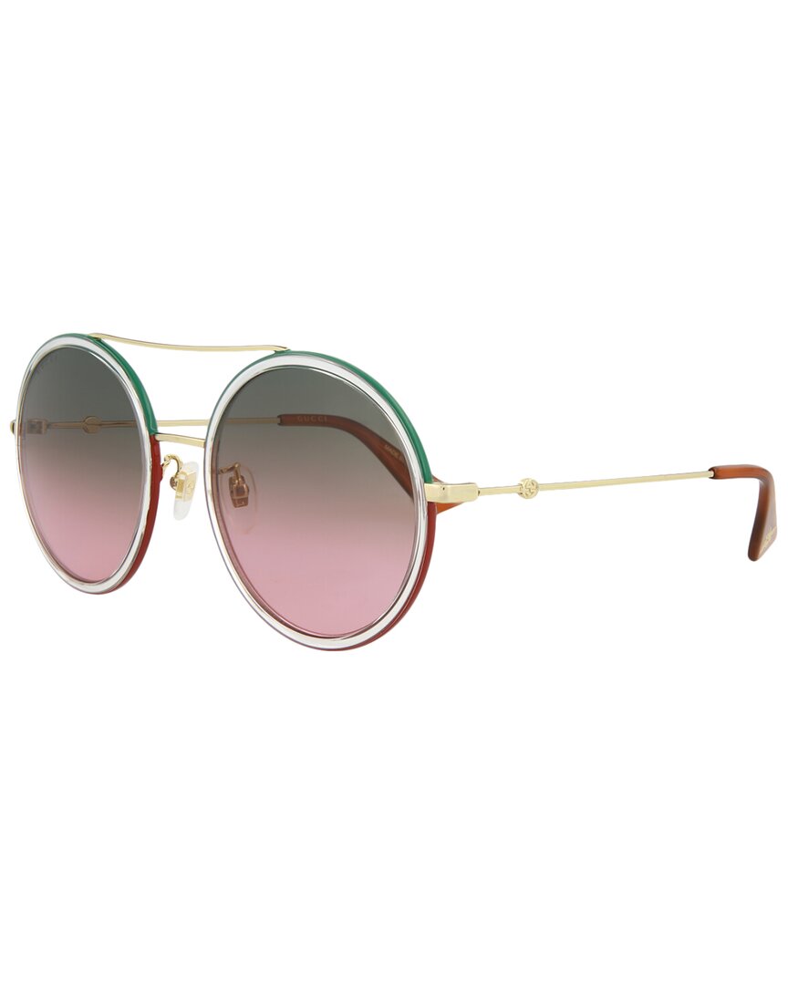 Gucci Gg0061s W 022 Round Sunglasses In Multi | ModeSens