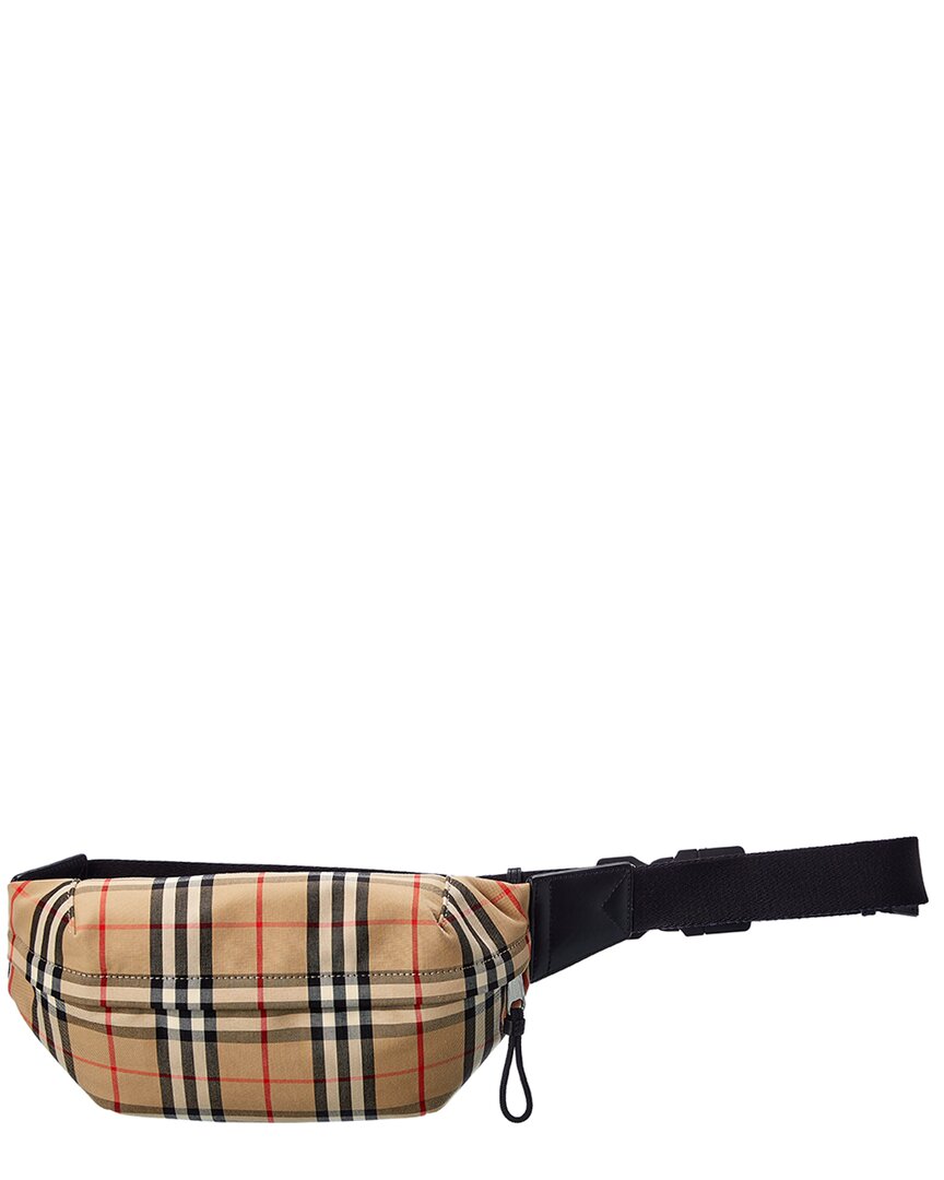 Burberry Medium Vintage Check Belt Bag In Beige | ModeSens