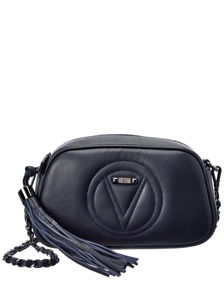 Valentino By Mario Valentino Bella Signature Leather Crossbody In Blue ...