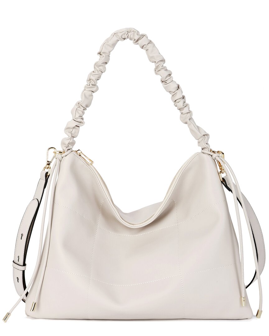 Tiffany & Fred Paris Leather Tote In White | ModeSens