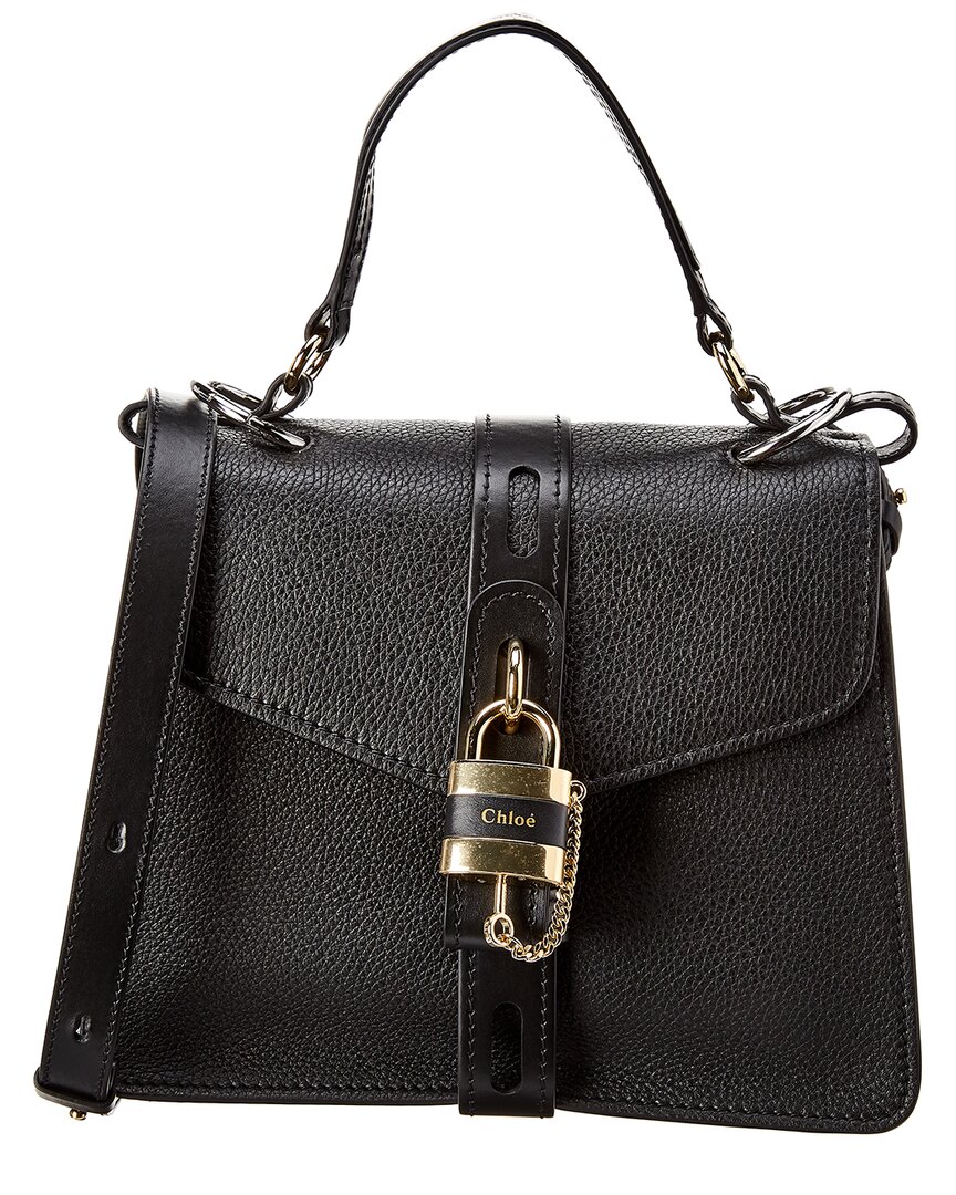 Chloé Aby Day Medium Leather Shoulder Bag In Black | ModeSens