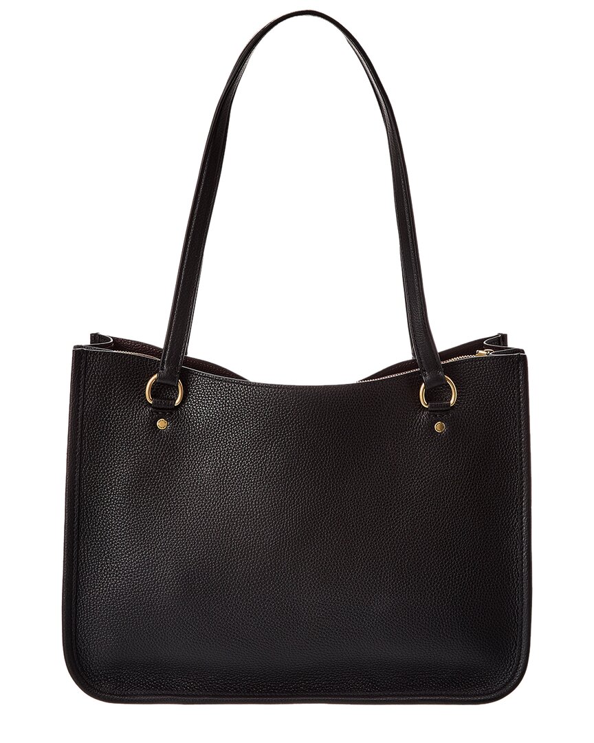 Coach Tyler Leather Carryall Tote In Black | ModeSens