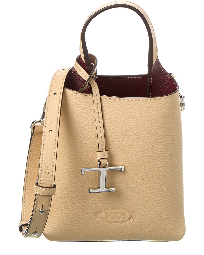 Tod's Logo Micro Leather Tote | ModeSens