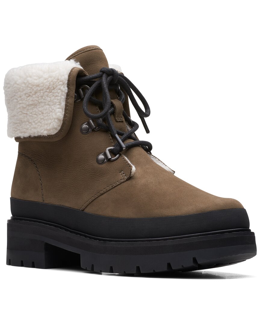 Clarks Orianna Turn Leather Boot In Green | ModeSens