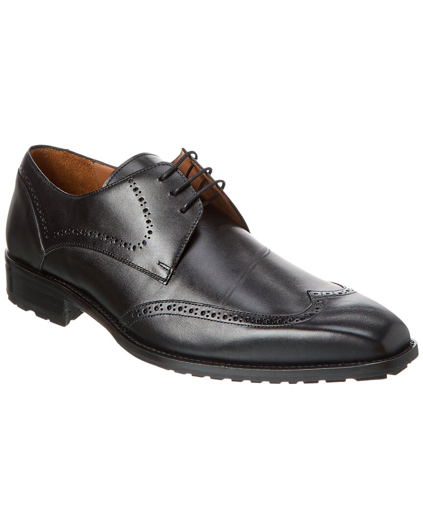 Mezlan Leather Oxford In Black | ModeSens