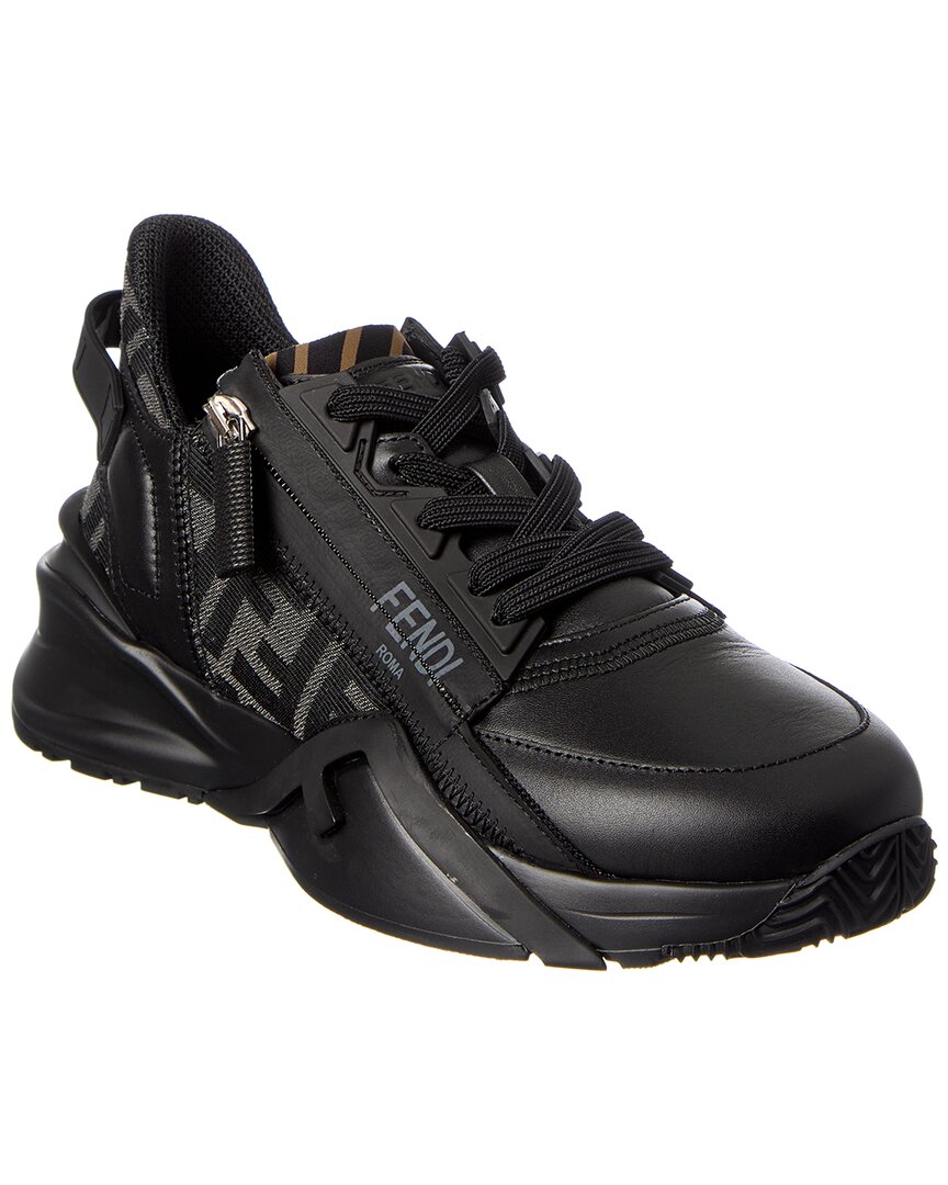 Fendi Flow Side-zip Trainer Sneakers In Black | ModeSens