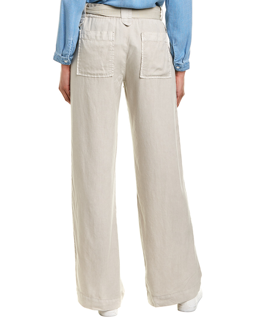 Bella Dahl Contrast Belt Wide Leg Pant Women's Brown S 849567032938 | eBay