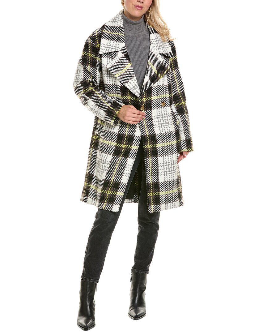 Nvlt Bold Plaid Coat In Yellow | ModeSens