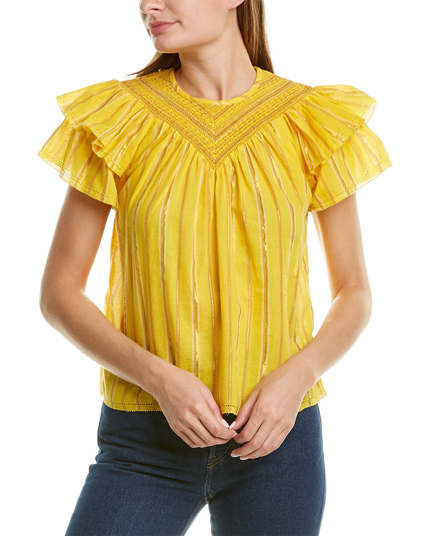Saylor Lavender Top Women's Yellow Xs | eBay