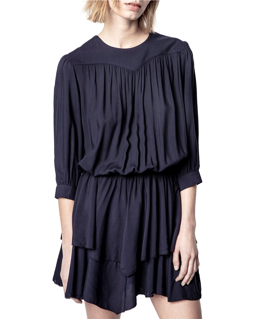 Zadig & Voltaire Rooka Dress In Blue | ModeSens