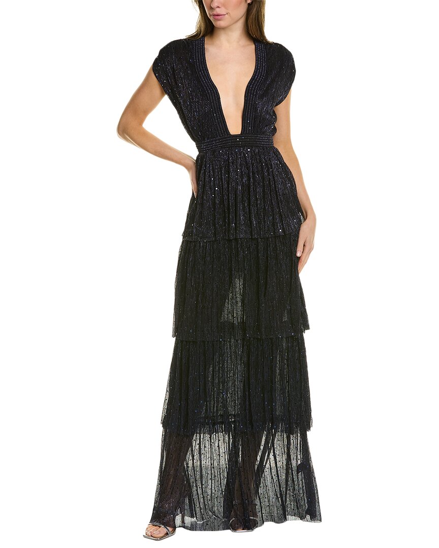 Sabina Musayev Cardinal Maxi Dress In Blue | ModeSens