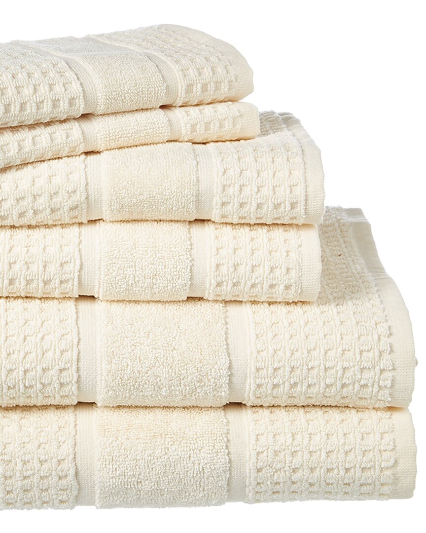 Apollo Towels Turkish 6pc Waffle Terry Towel Set | ModeSens