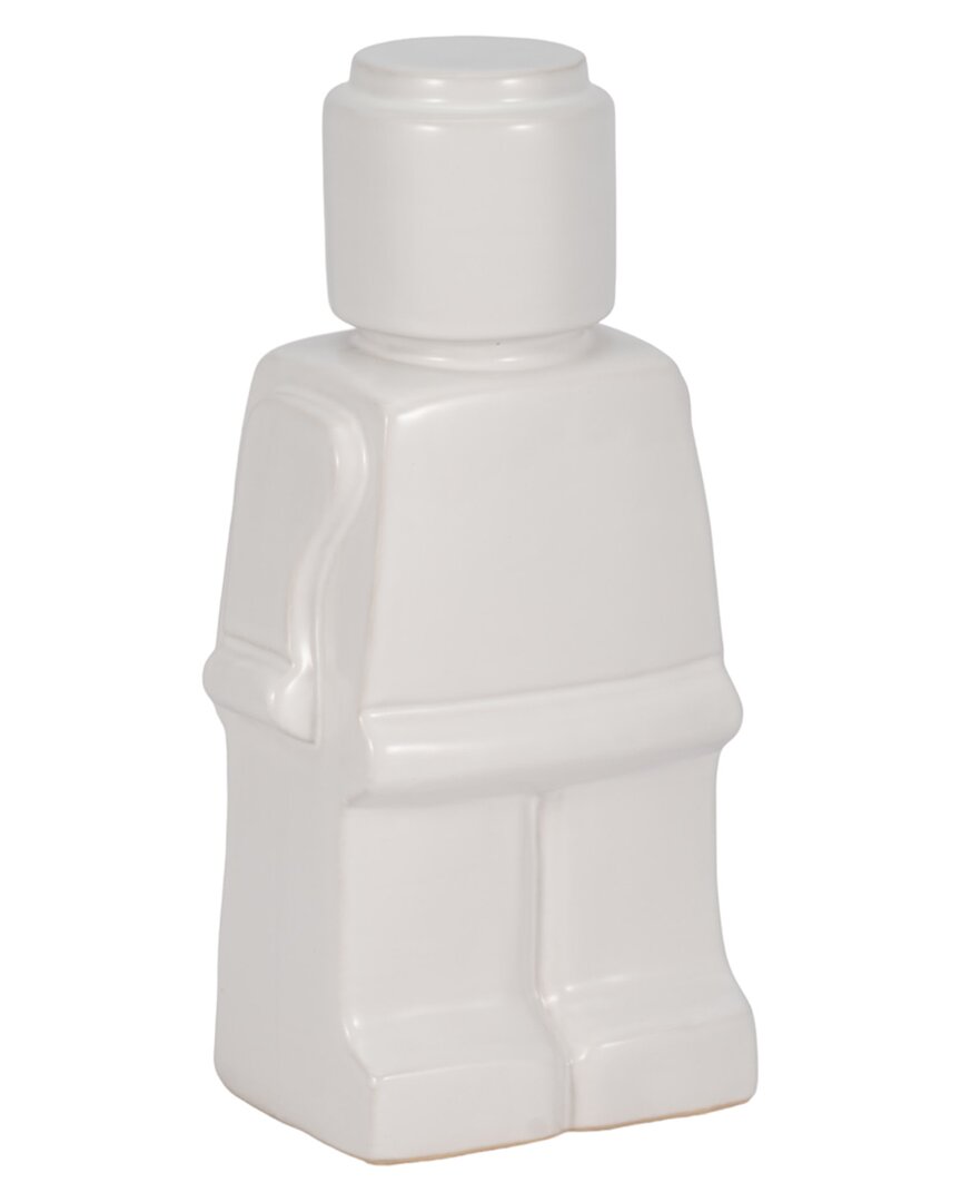 Sagebrook Home 12in Block Man Figure In White | ModeSens