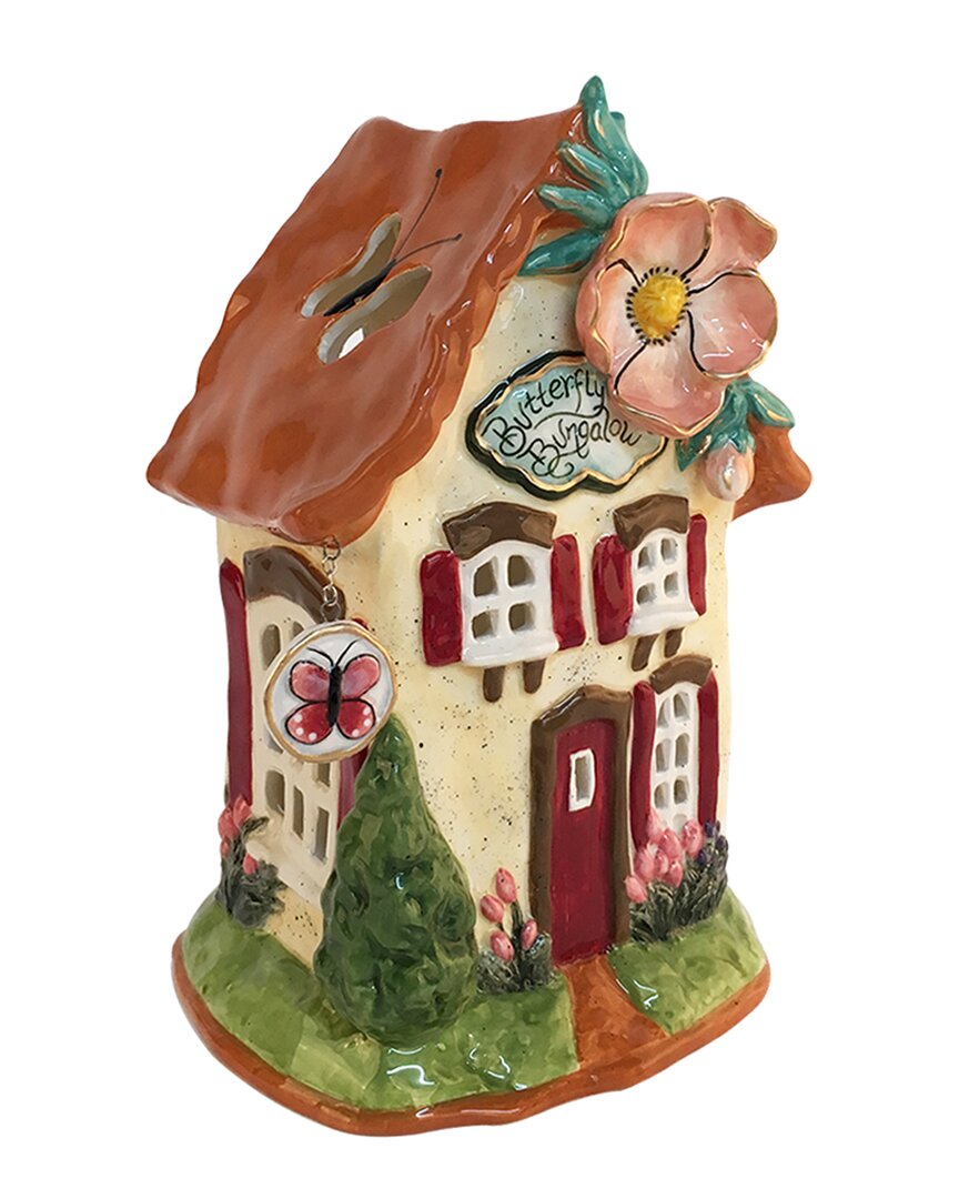 Blue Sky Clayworks Butterfly Bungalow Candle House | ModeSens