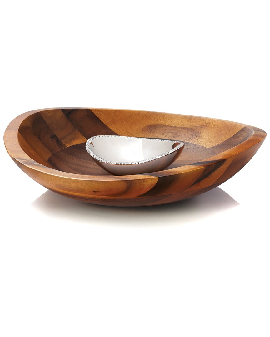 Nambe Braid Chip & Dip | ModeSens