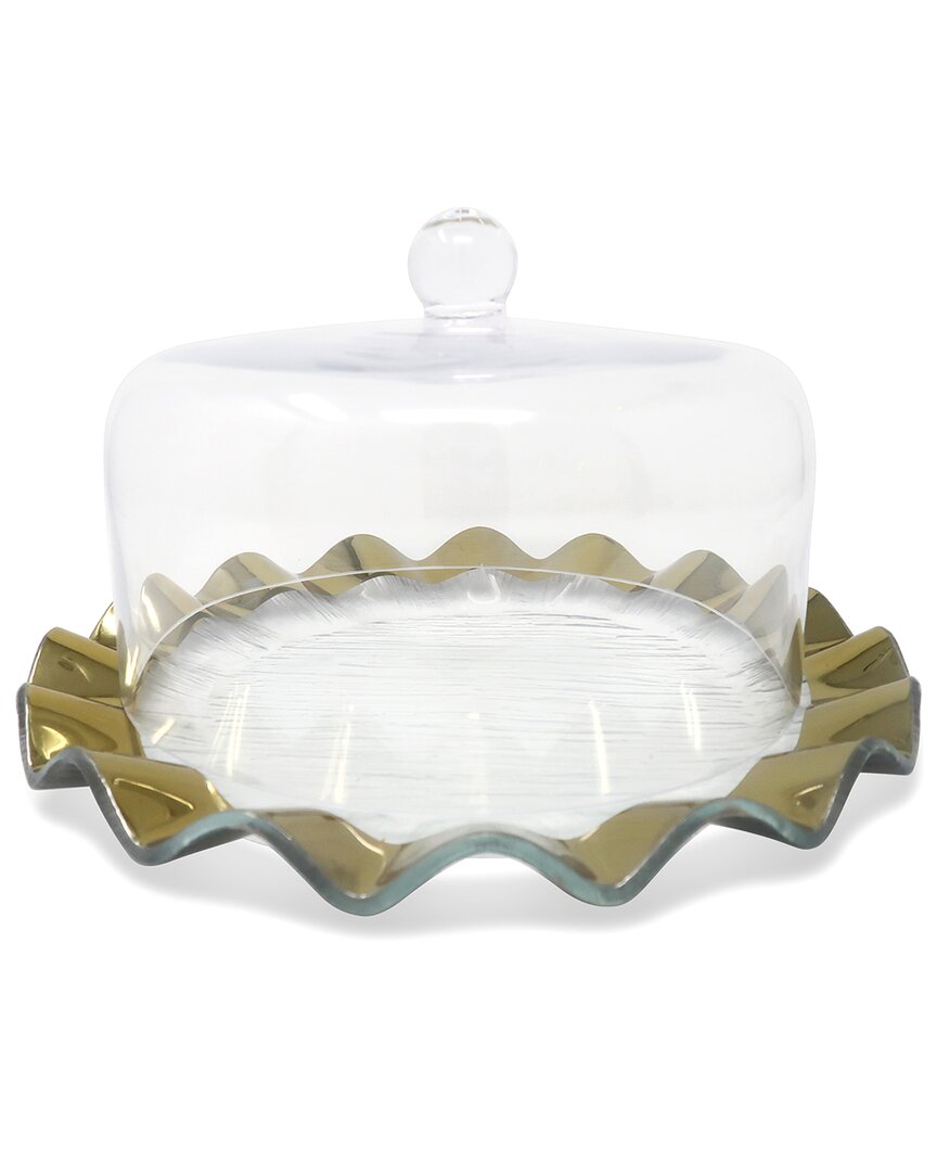 Vivience Scalloped Border Cake Dome In Transparent | ModeSens