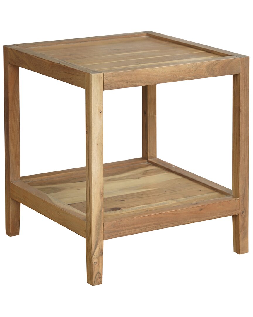 Lr Home Arbol Contemporary Acacia Side Table In Brown | ModeSens