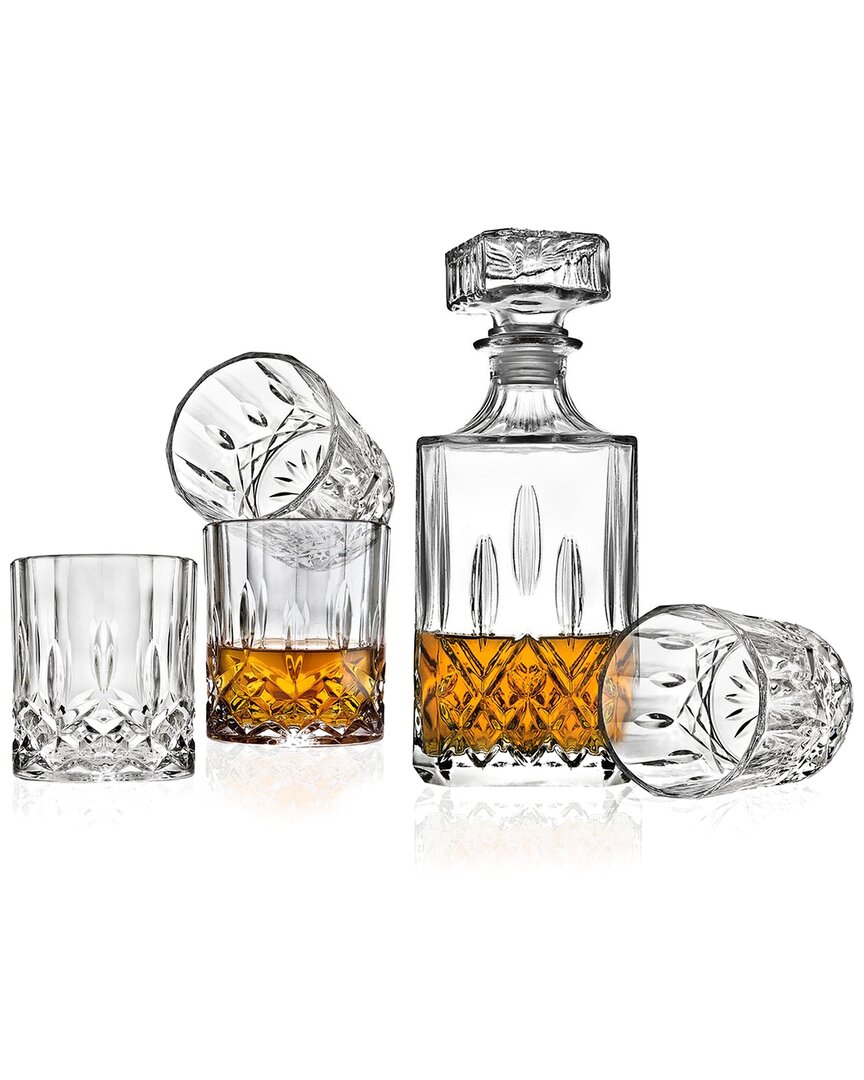 Godinger Diablo 5pc Whiskey Decanter Set In Transparent | ModeSens