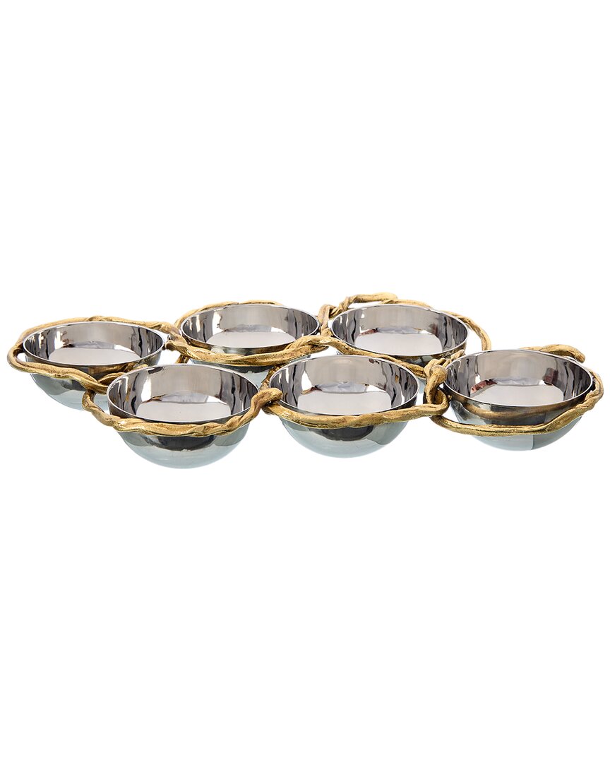 Michael Aram Wisteria Gold Seder Plate | ModeSens