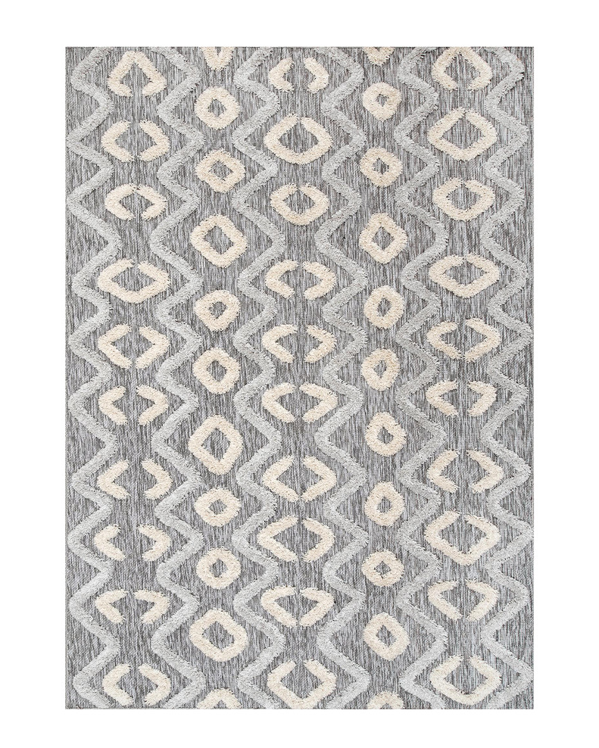 Nuloom Giana Raised Chevron Trellis Rug In Grey | ModeSens