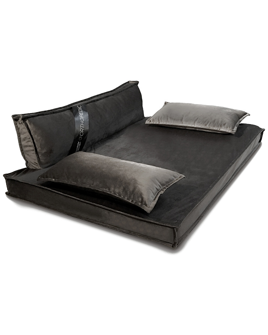 Precious Tails Discontinued Large Modern Sofa Pet Bed In Grey | ModeSens