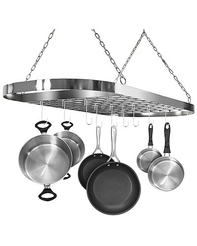 Gilt - Sorbus - Ceiling Mounted Pot Rack