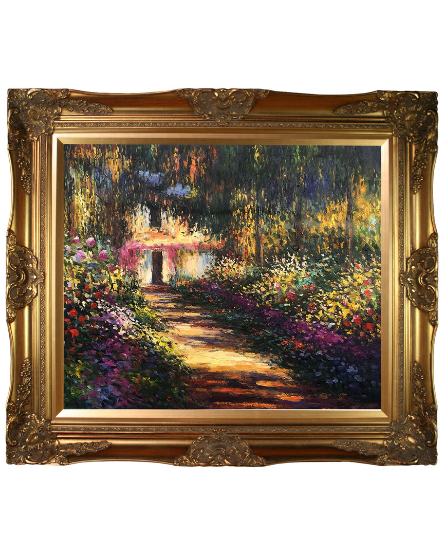 Museum Masters Pathway In Monet's Garden At Giverny By Claude Monet Oil ...