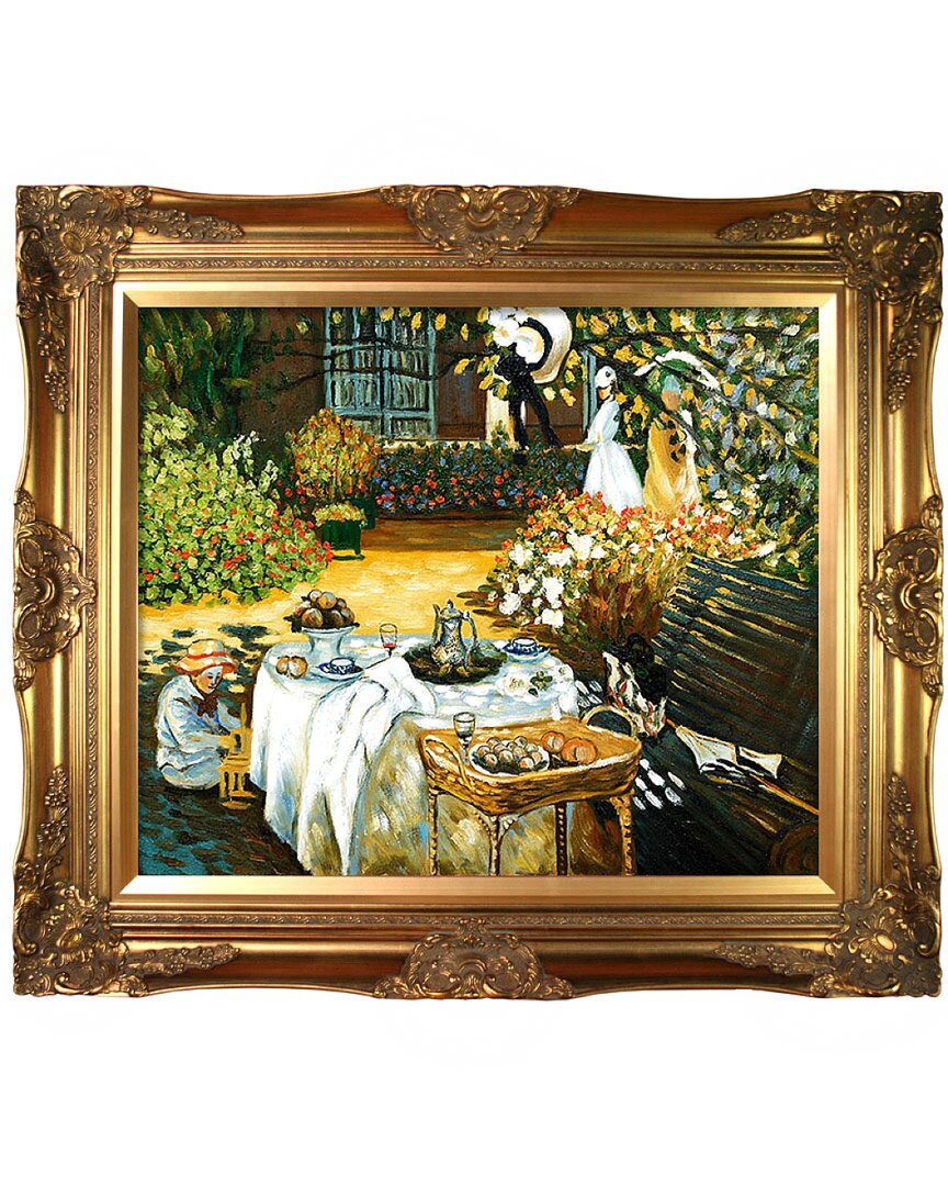 Handpainted Hued Hand-painted Masterpieces The Luncheon By Claude Monet ...