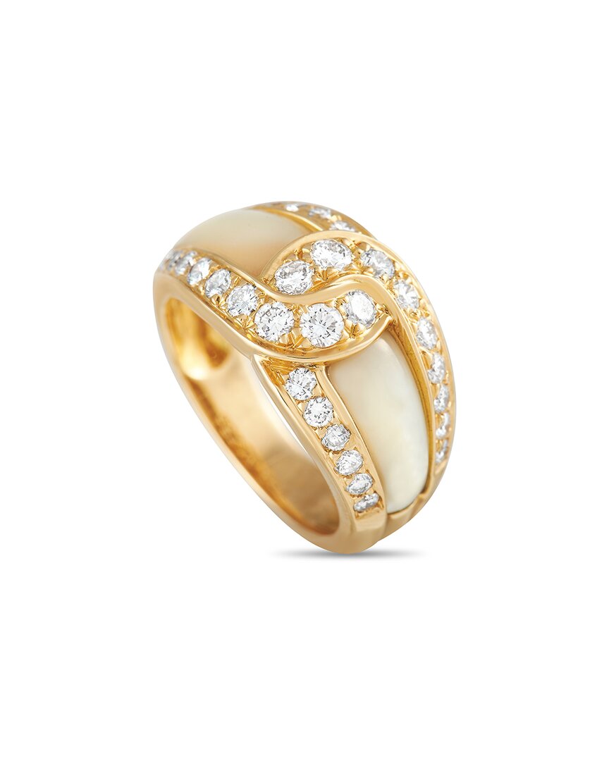 Heritage Van Cleef & Arpels Van Cleef & Arpels 18k 0.96 Ct. Tw. Diamond Pearl Ring | ModeSens