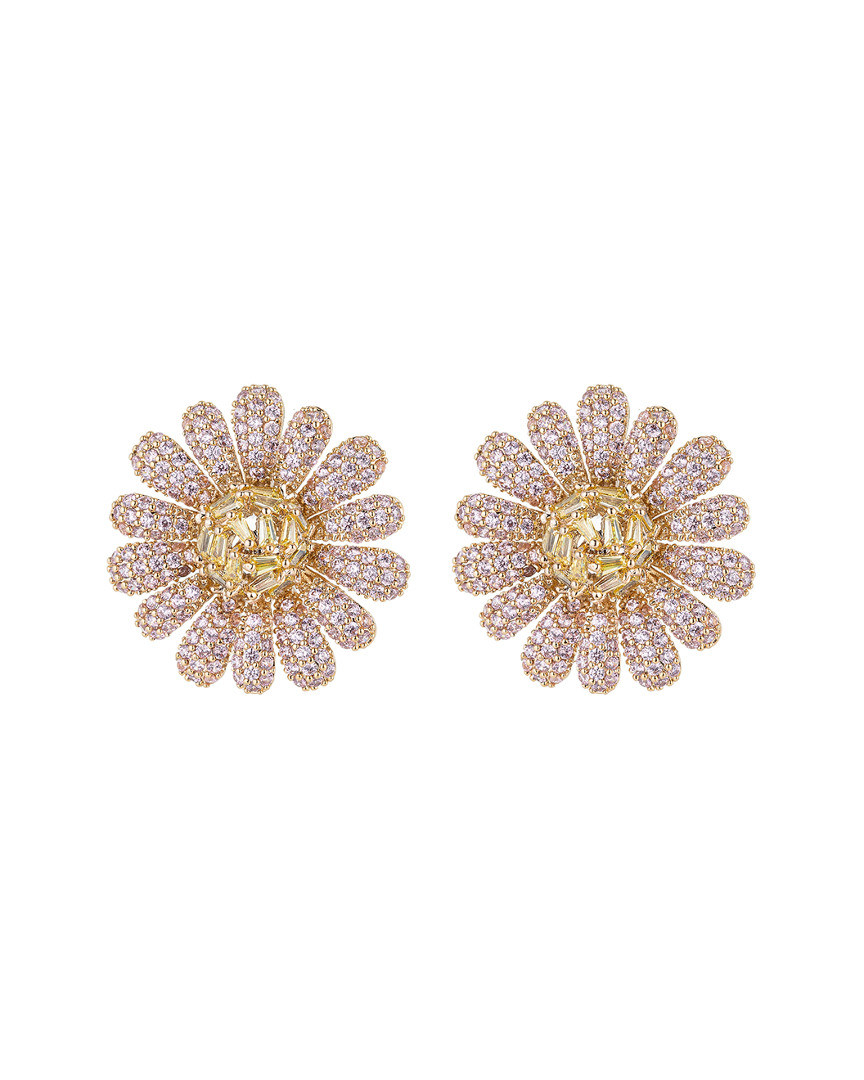 Eye Candy La Luxe Collection 18k Plated Daisy Studs | ModeSens